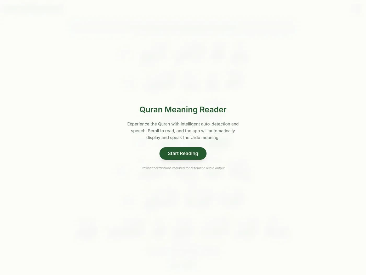 Quran Meaning Reader