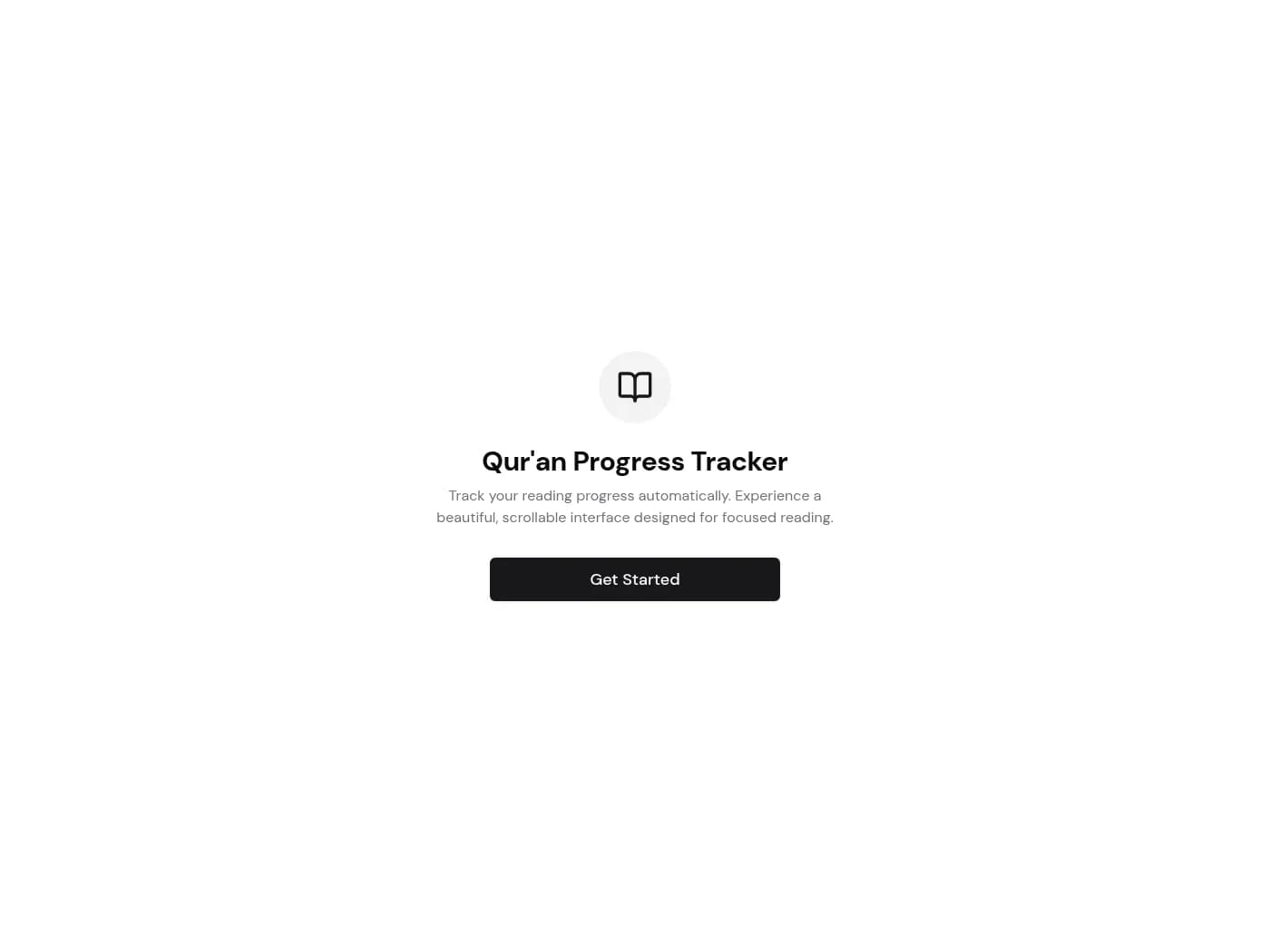 Qur'an Progress Tracker