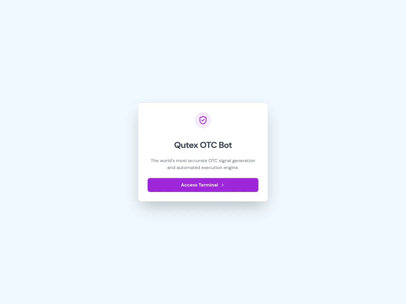 Qutex OTC Signal Bot