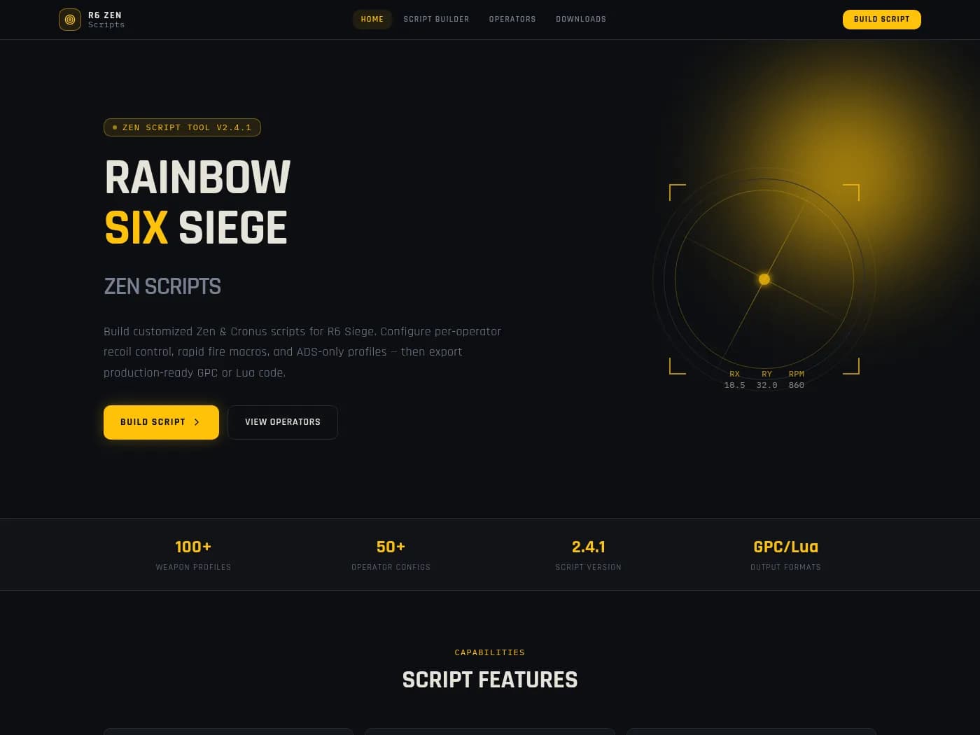 R6 Siege Zen Tool