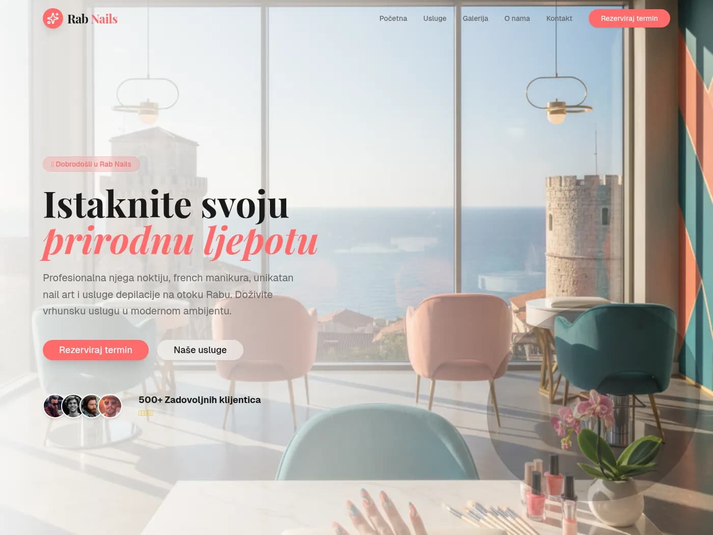 Rab Nail & Beauty Salon Site