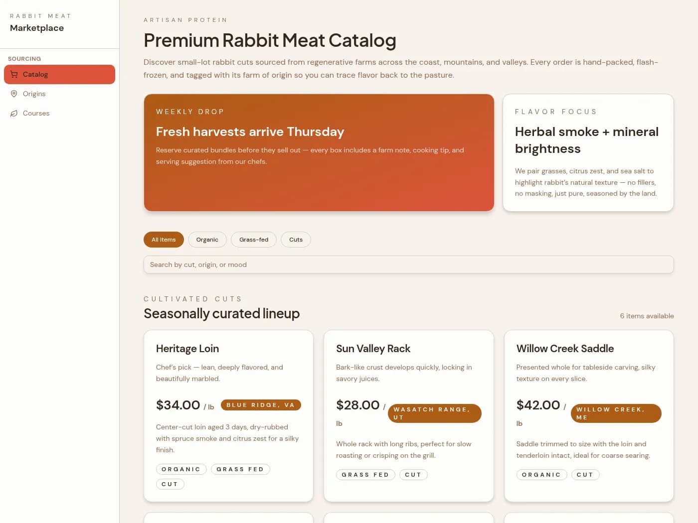 Rabbit Meat Marketplace
