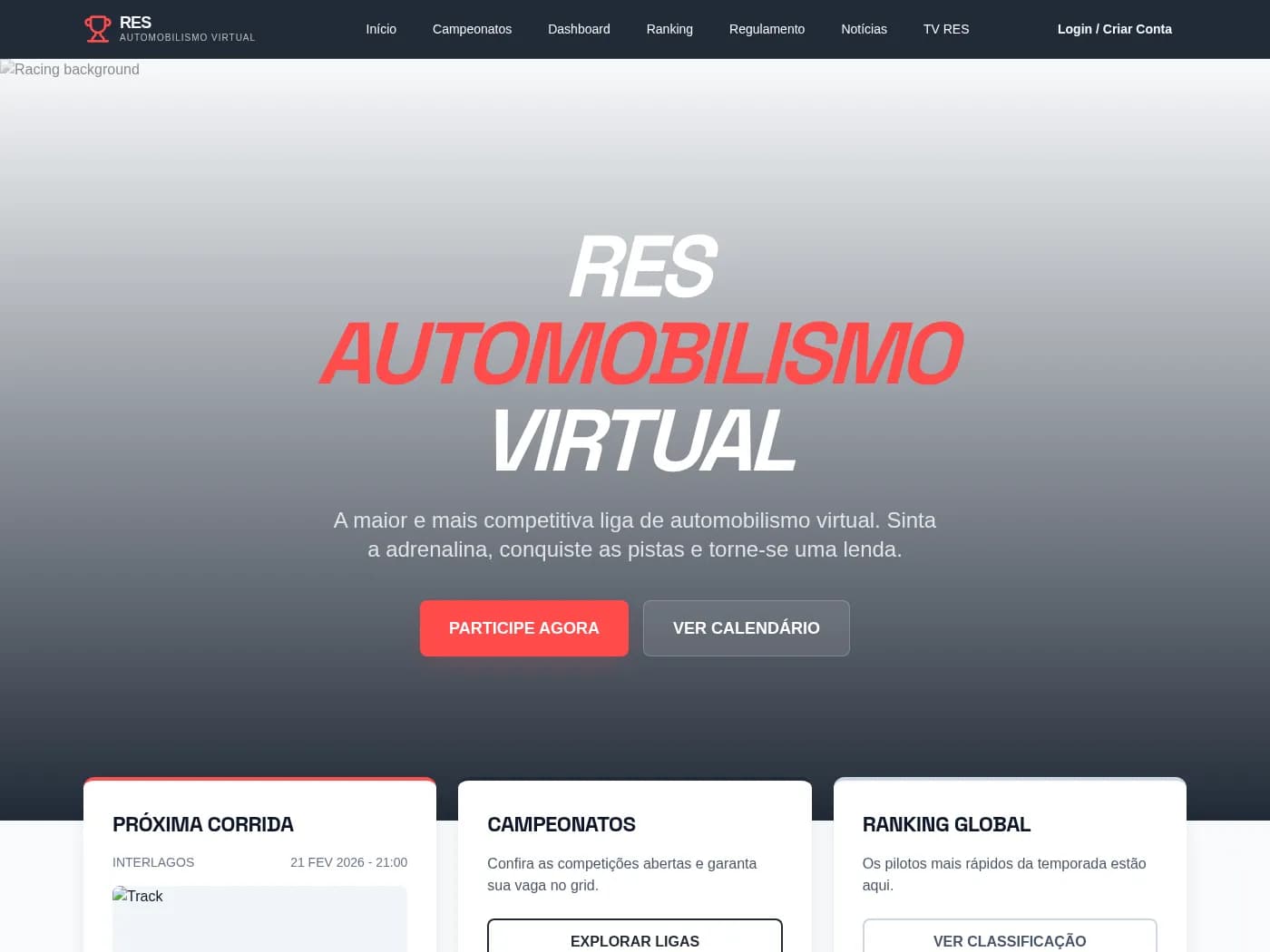 Virtual Race Admin Dashboard