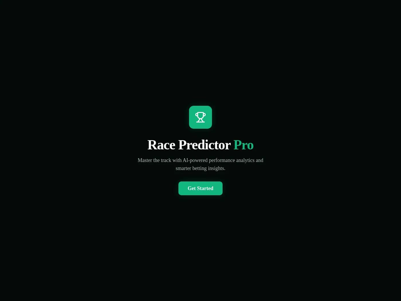 Race Predictor Pro