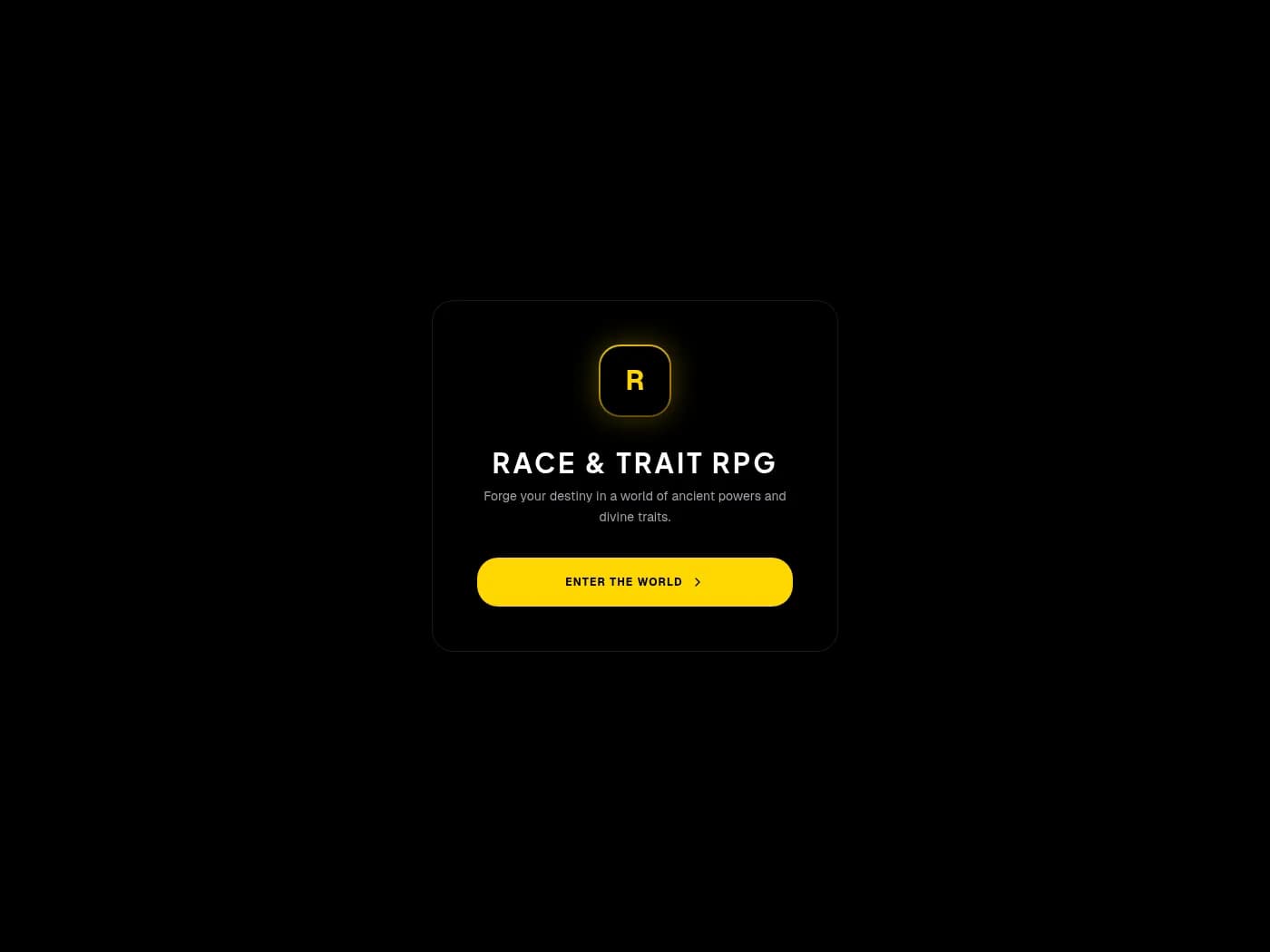 Race & Trait GUI RPG