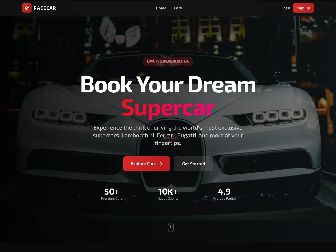 RaceCar Booking Platform