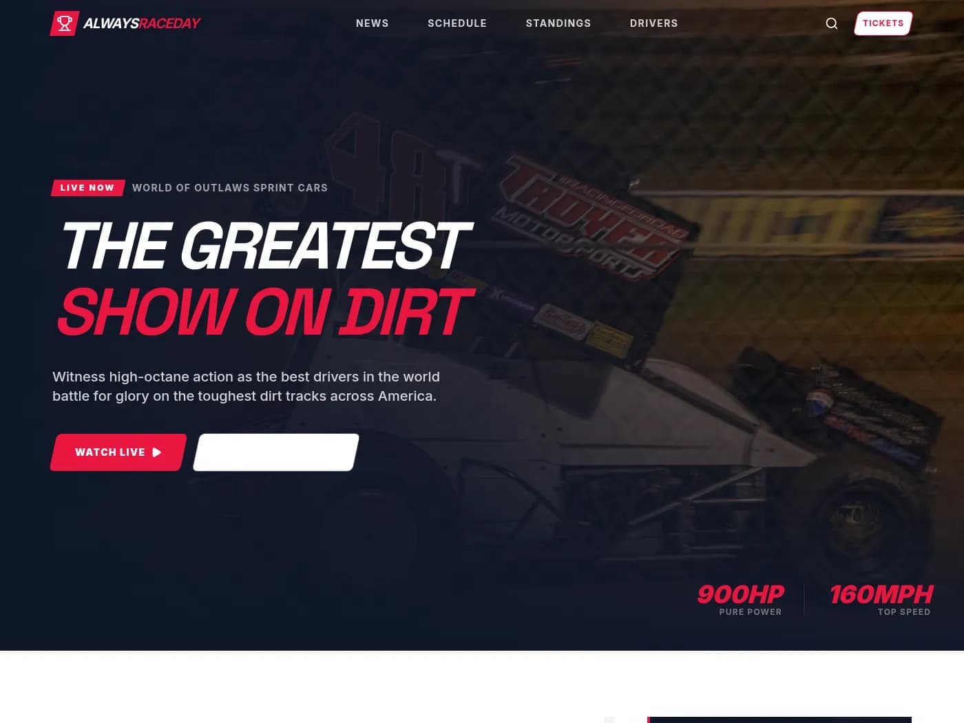 RaceDay Home Revamp