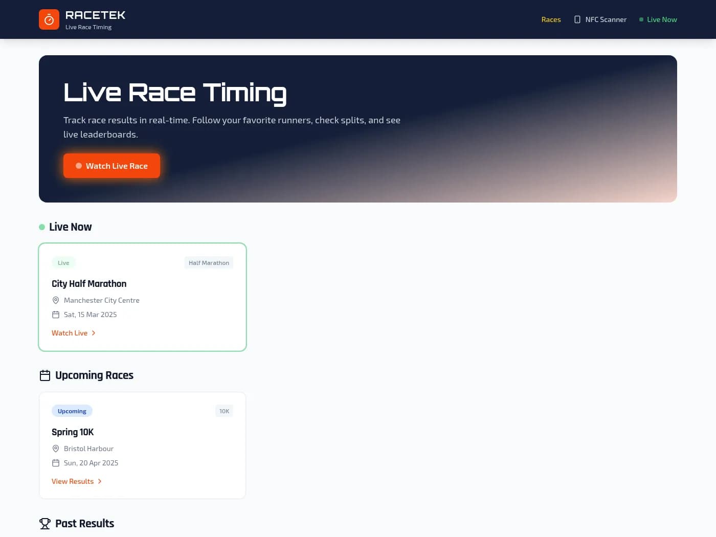 RaceTek Tracker Clone
