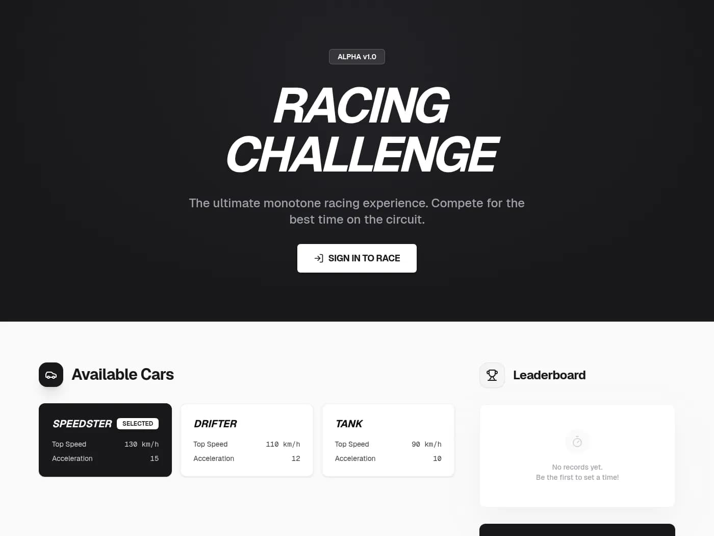 Racing Challenge
