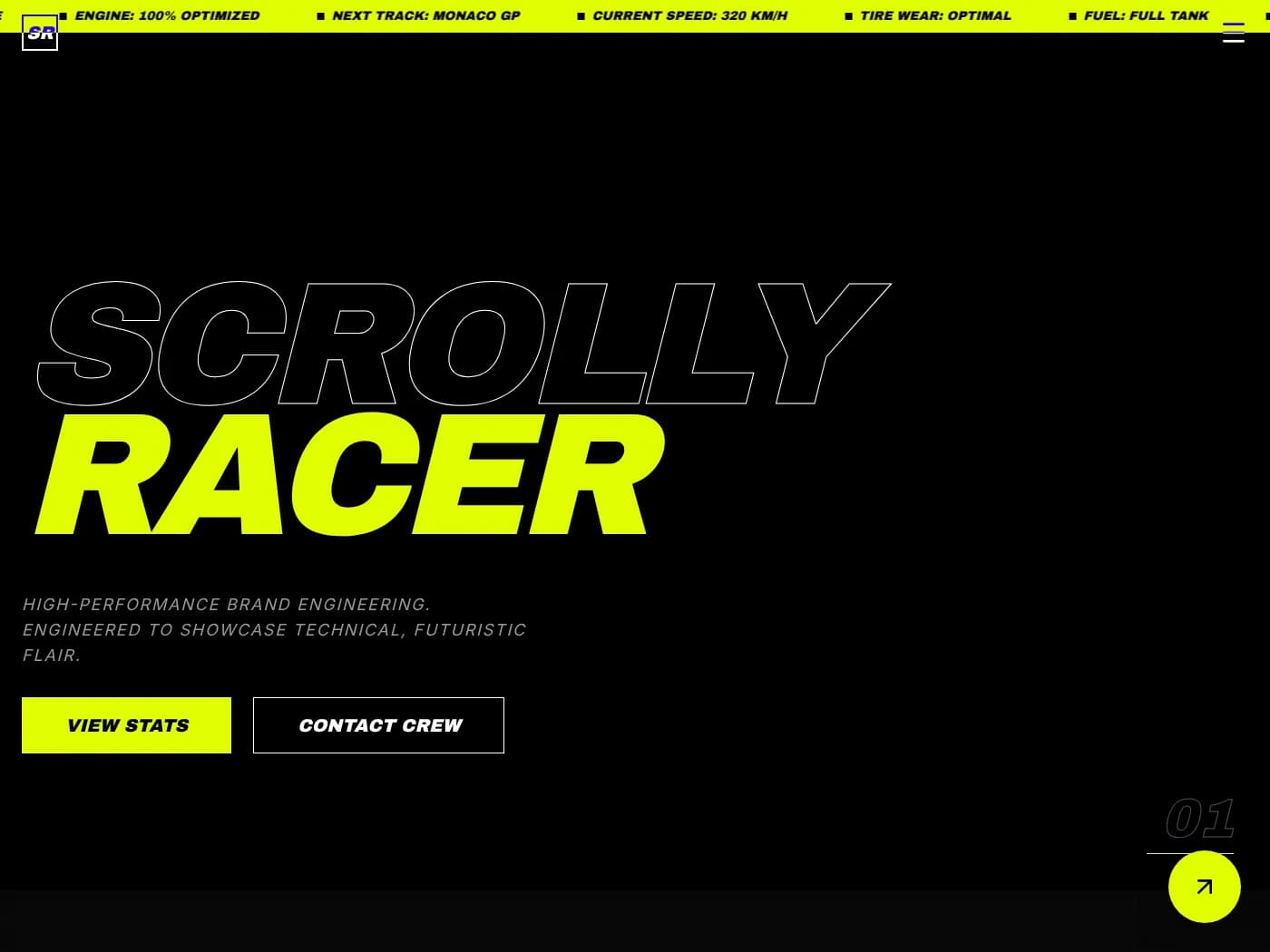 ScrollyRacer Portfolio
