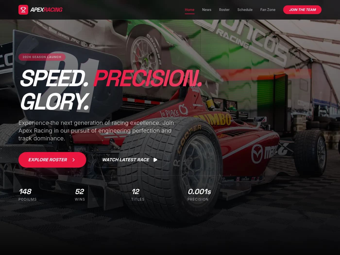 Racing Team Website