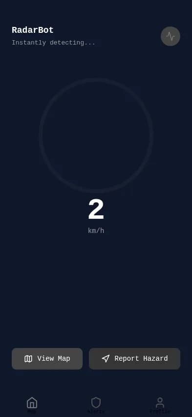 RadarBot Detector App