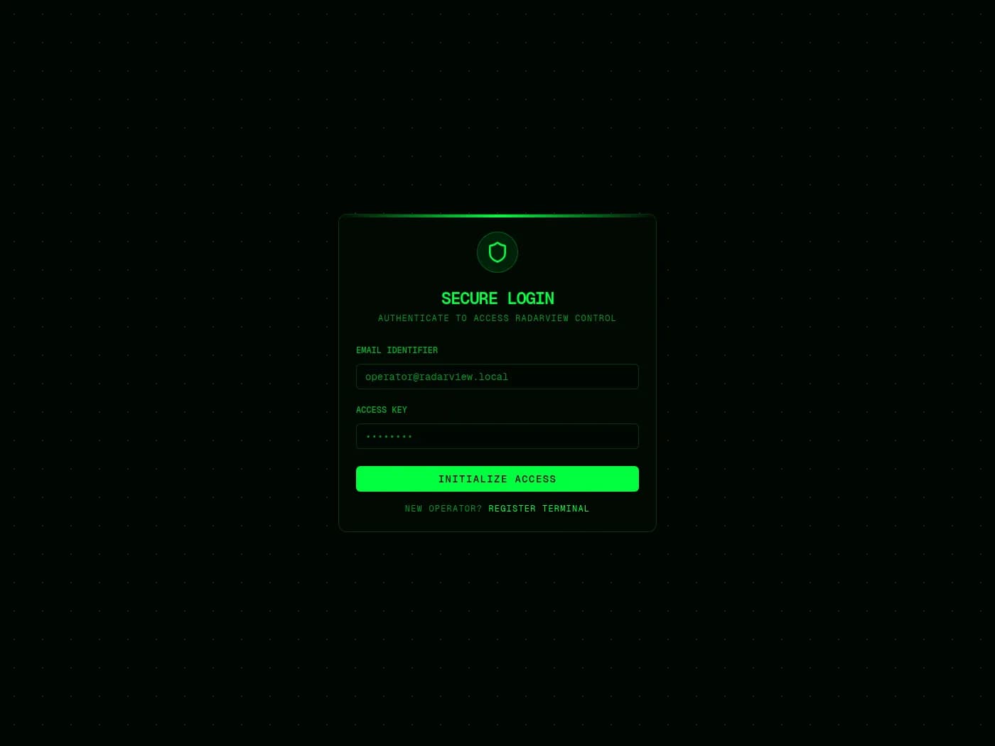 RadarView Desktop
