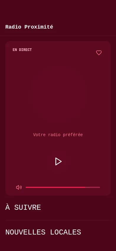 Radio Proximité App
