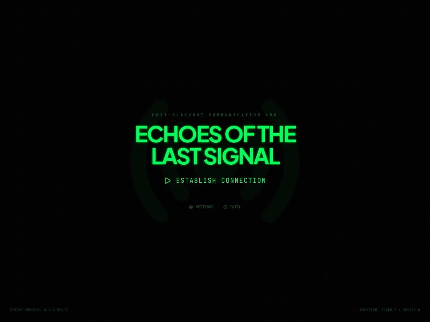 Echoes of the Last Signal