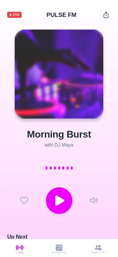 Radio Station App