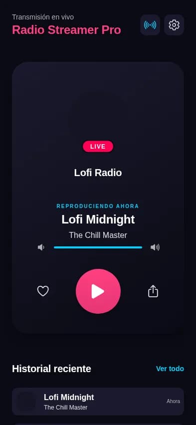 Radio Streamer App