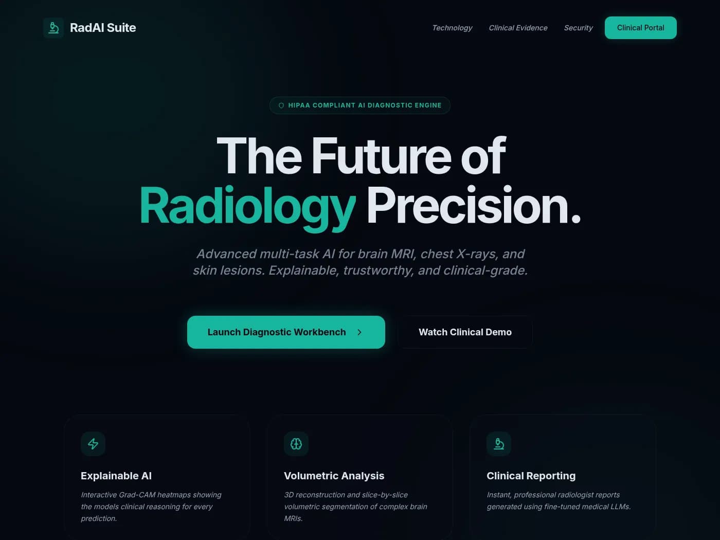 Radiology AI Diagnostic Suite