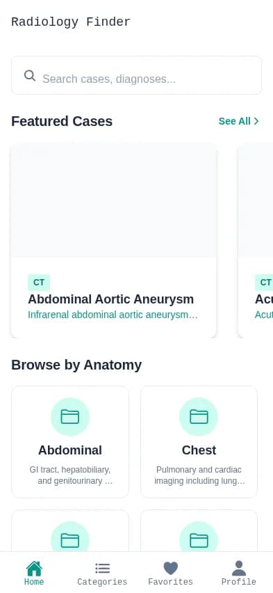 Radiology Finder