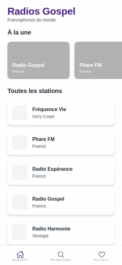 Radios Gospel Francophones