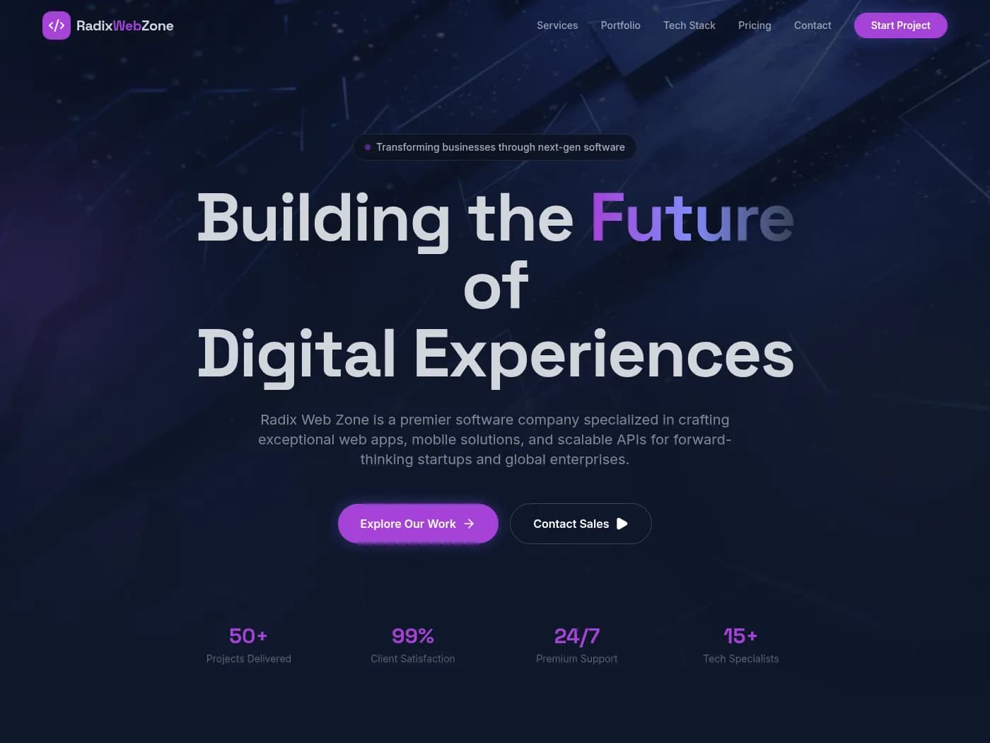Radix Web Zone Site