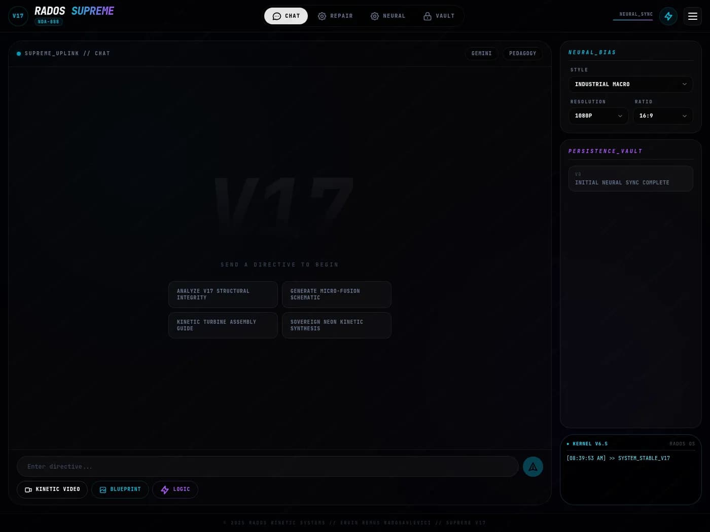 RADOS Supreme AI Workstation