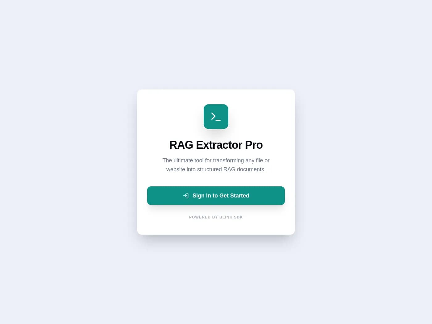 RAG File & Web Extractor