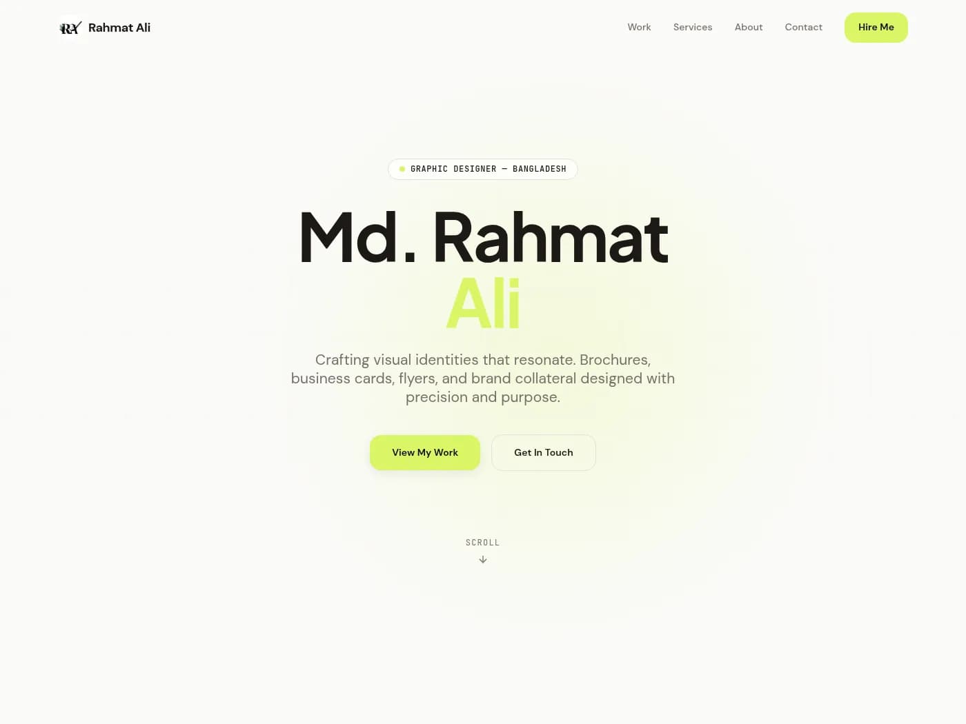 Rahmat Ali Portfolio