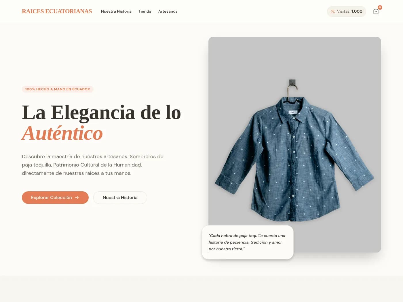 Raices Ecuatorianas Shop