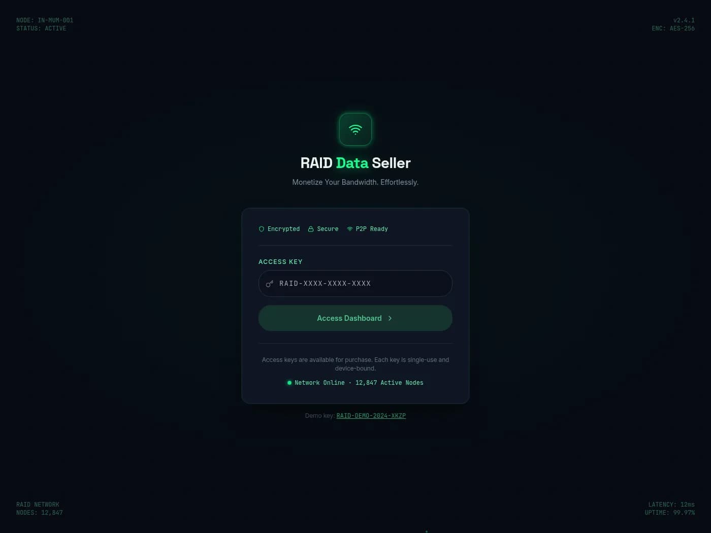 RAID Data Seller