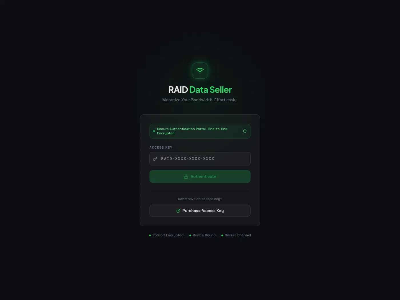 RAID Data Seller