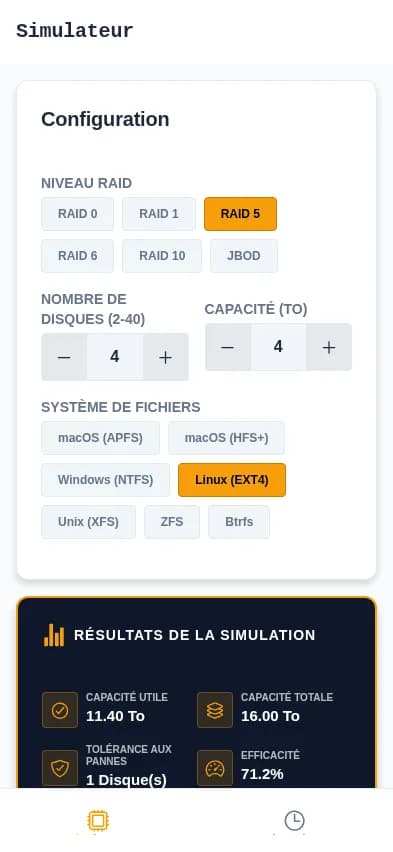 RAID Simulator Pro