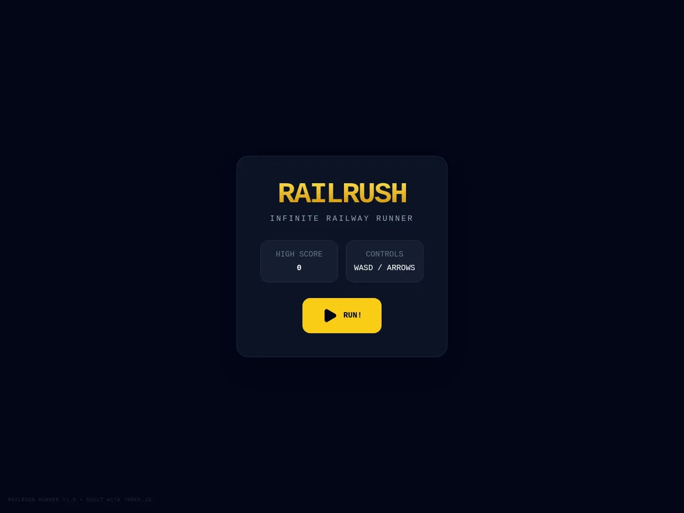 RailRush Runner