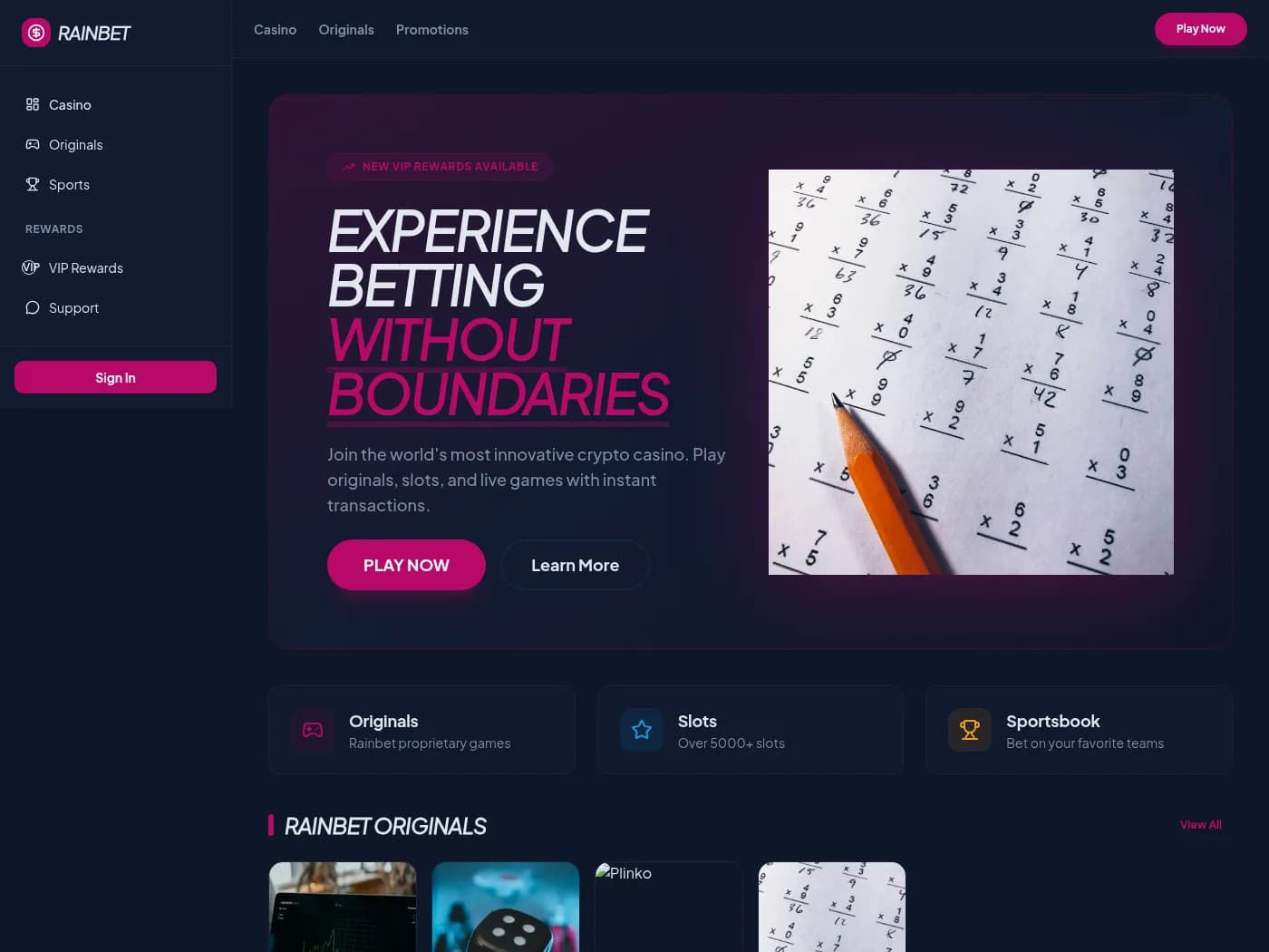 RainBet Clone Launch
