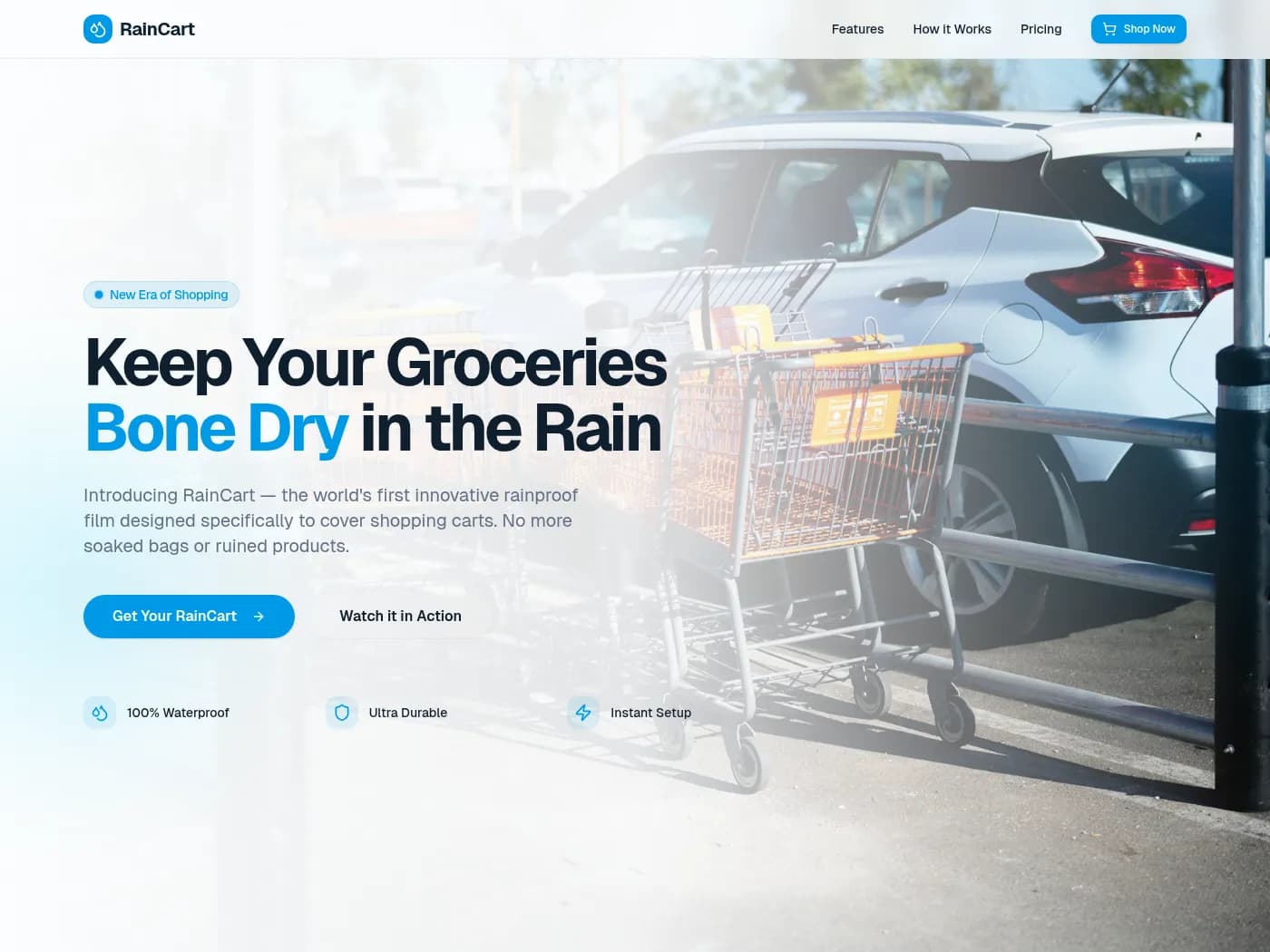 RainCart Cover Portal