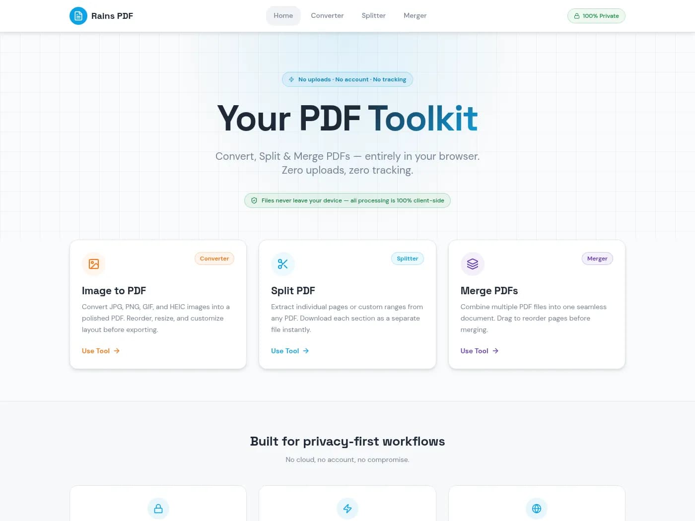 Rains PDF Editor