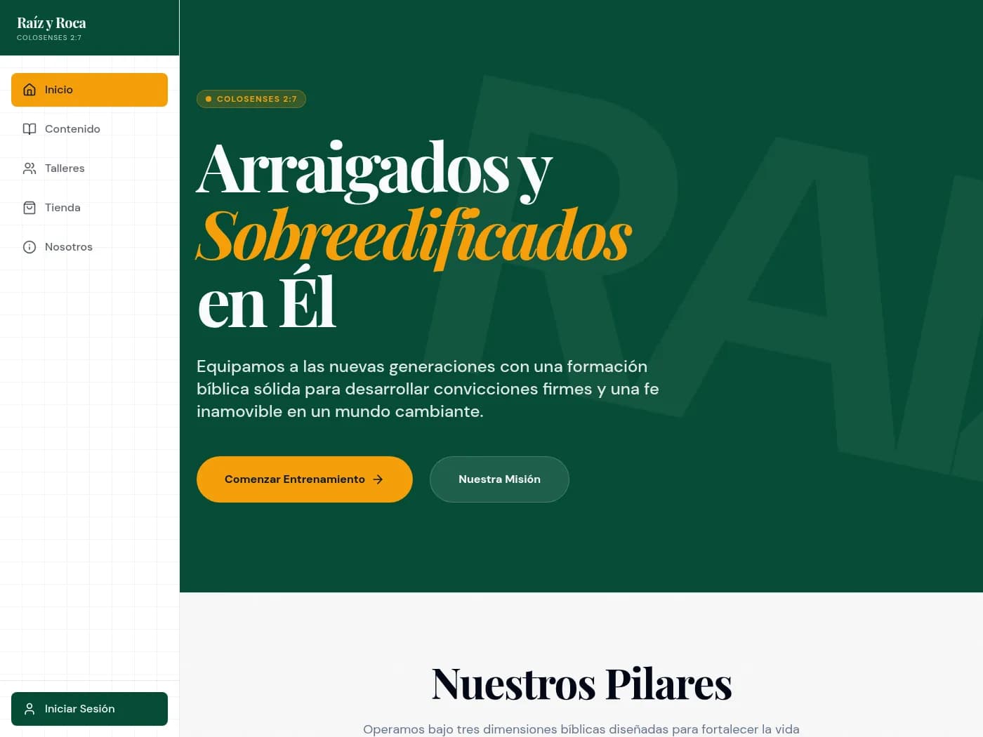 Raíz y Roca Hub