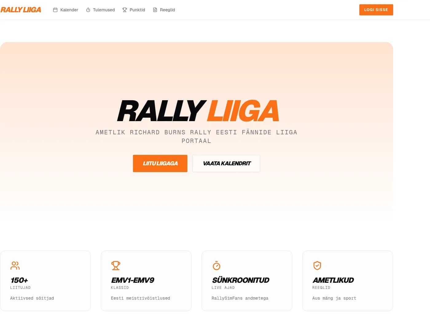 Rally Liiga Portal