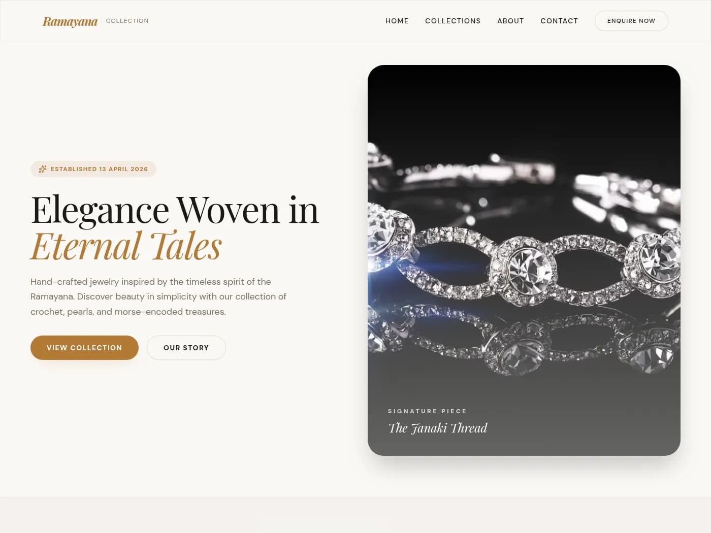 Ramayana Jewelry Collection