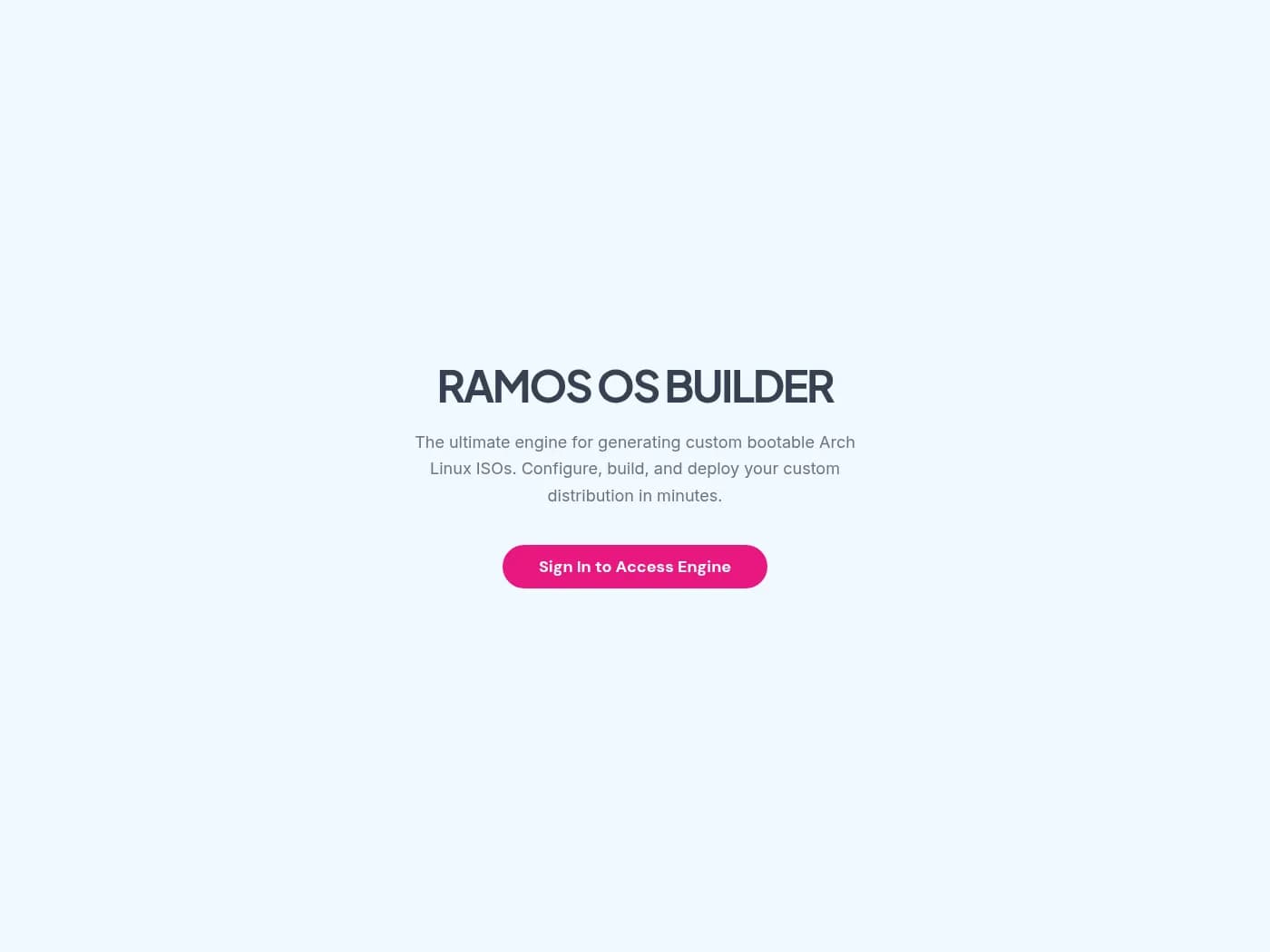 Ramos OS Builder