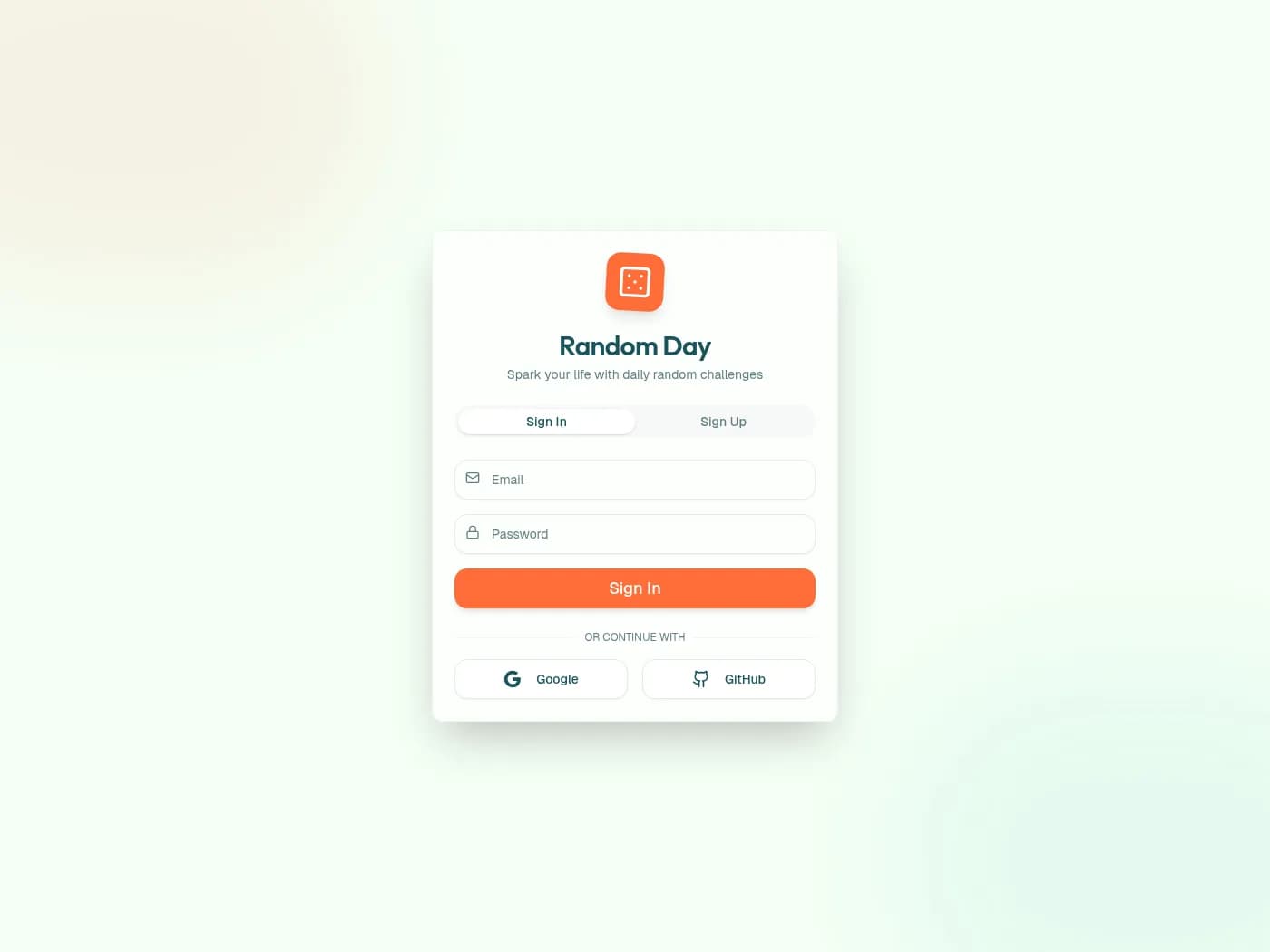 Random Day Challenge