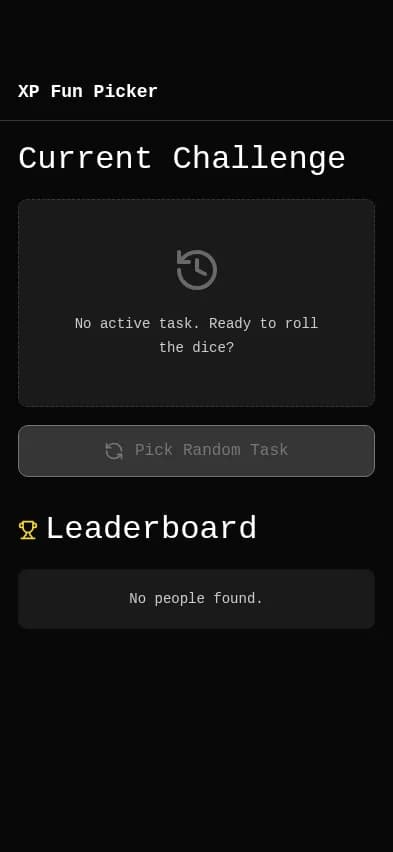 Random Fun XP Picker