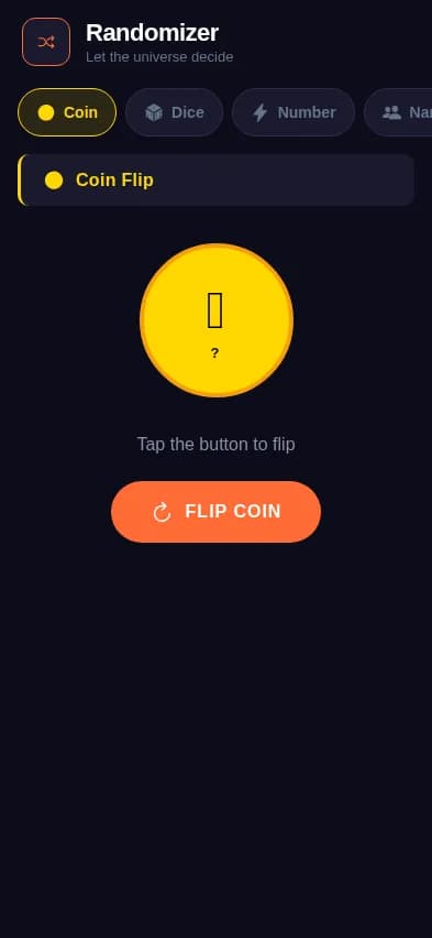 Randomizer App