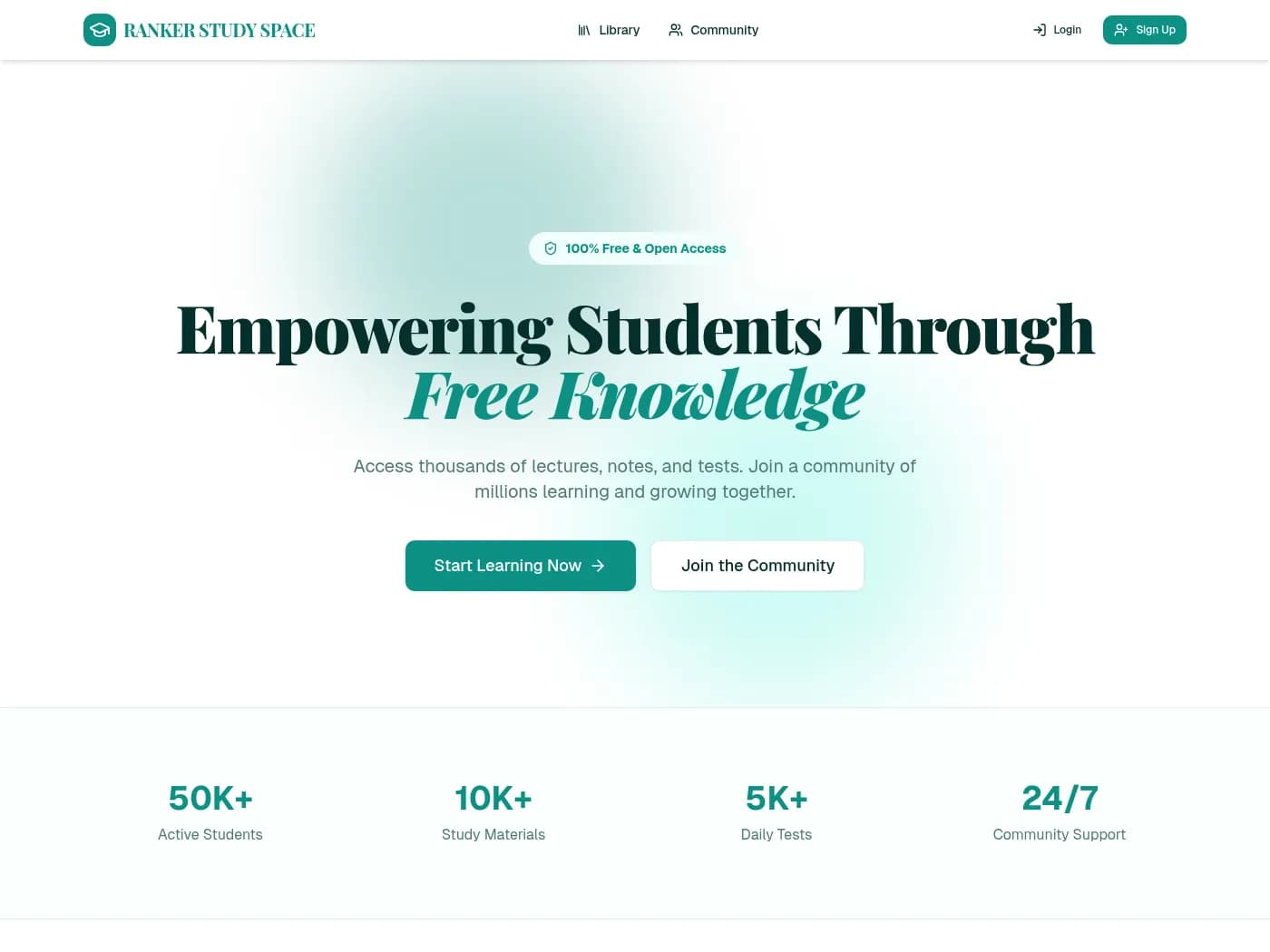 Ranker Study Space