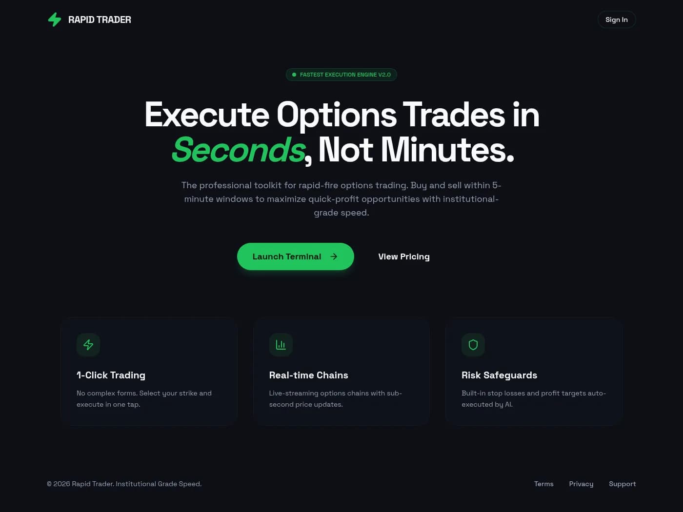 Rapid Options Trader