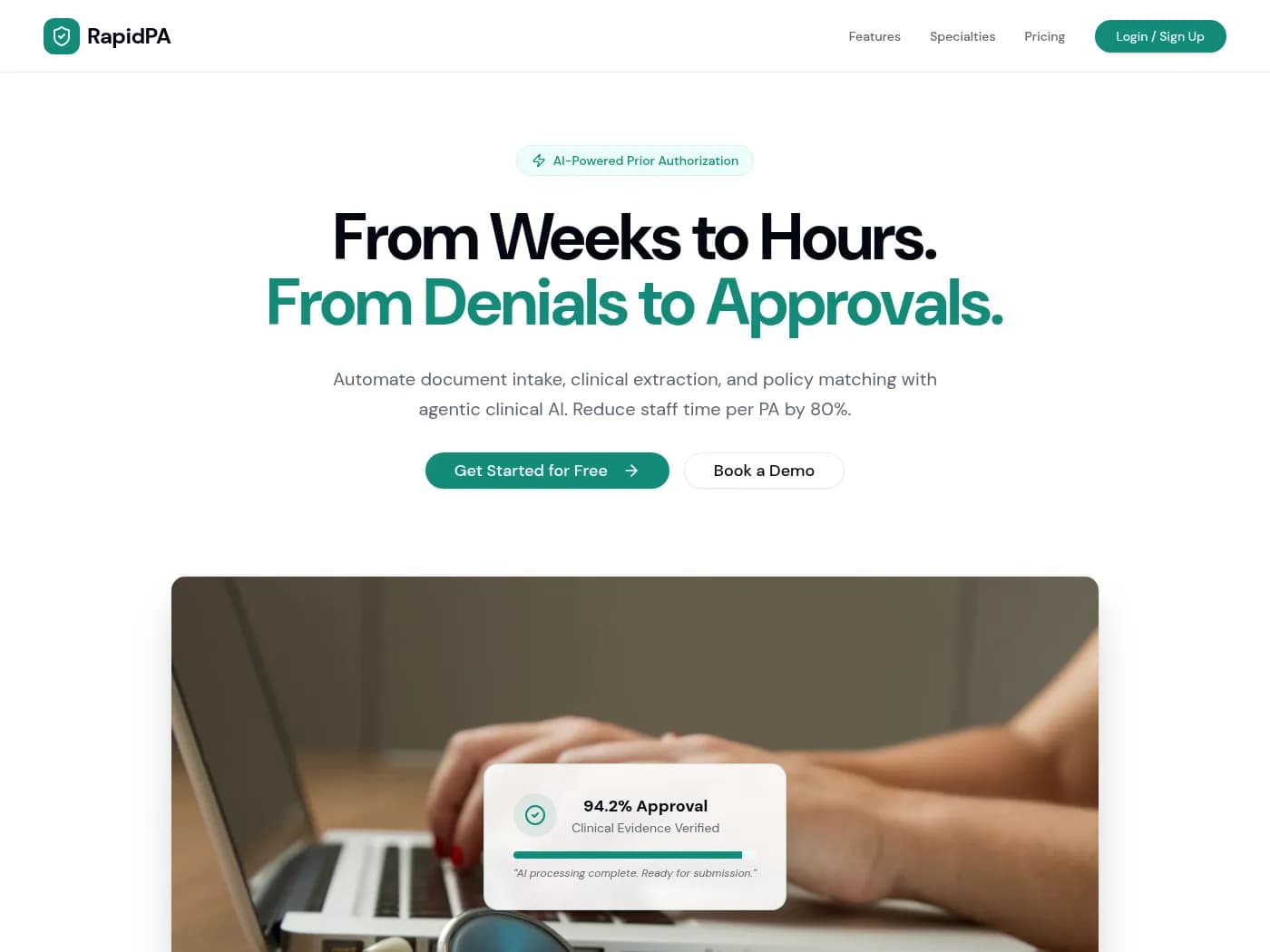 RapidPA AI Prior Auth