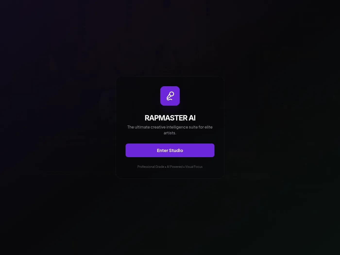 RapMaster AI Studio