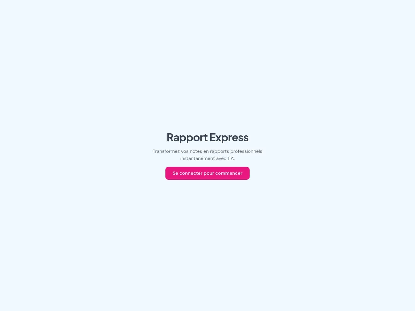 Rapport Express