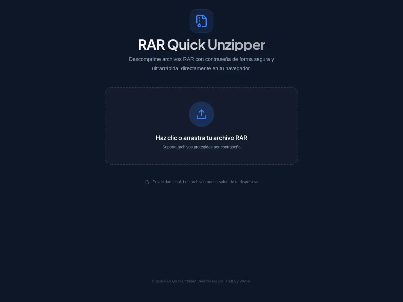 RAR Quick Unzipper