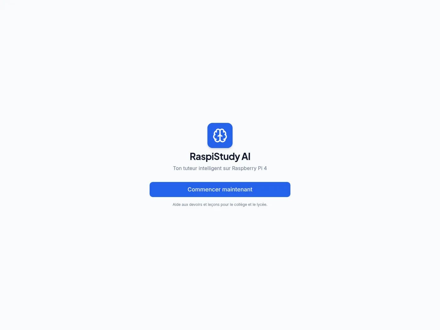 Raspberry Pi Study AI